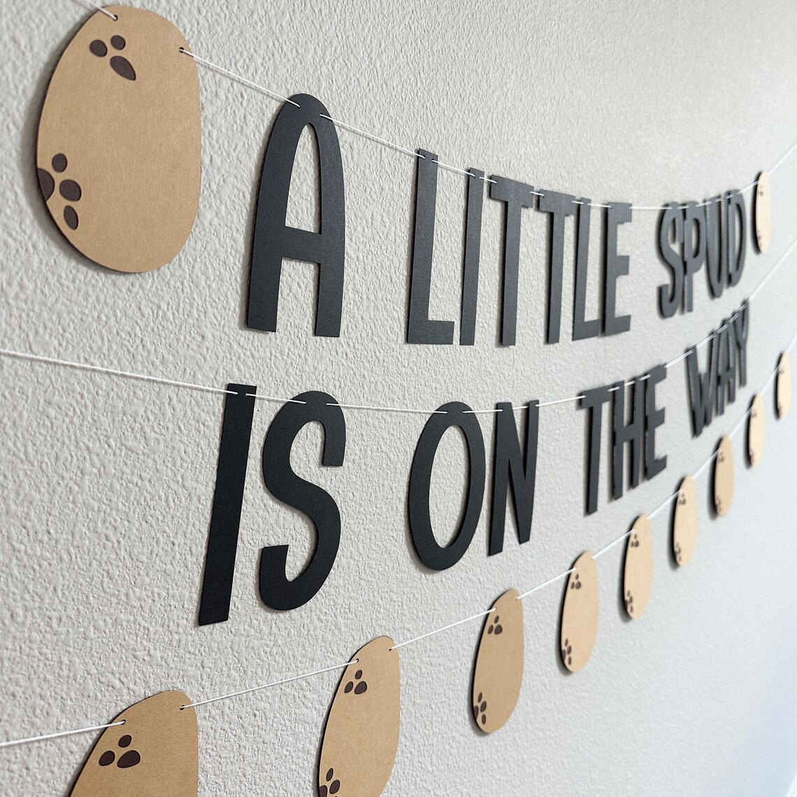 A Little Spud is on the Way, Potato Baby Shower, Potato Themed Baby ...