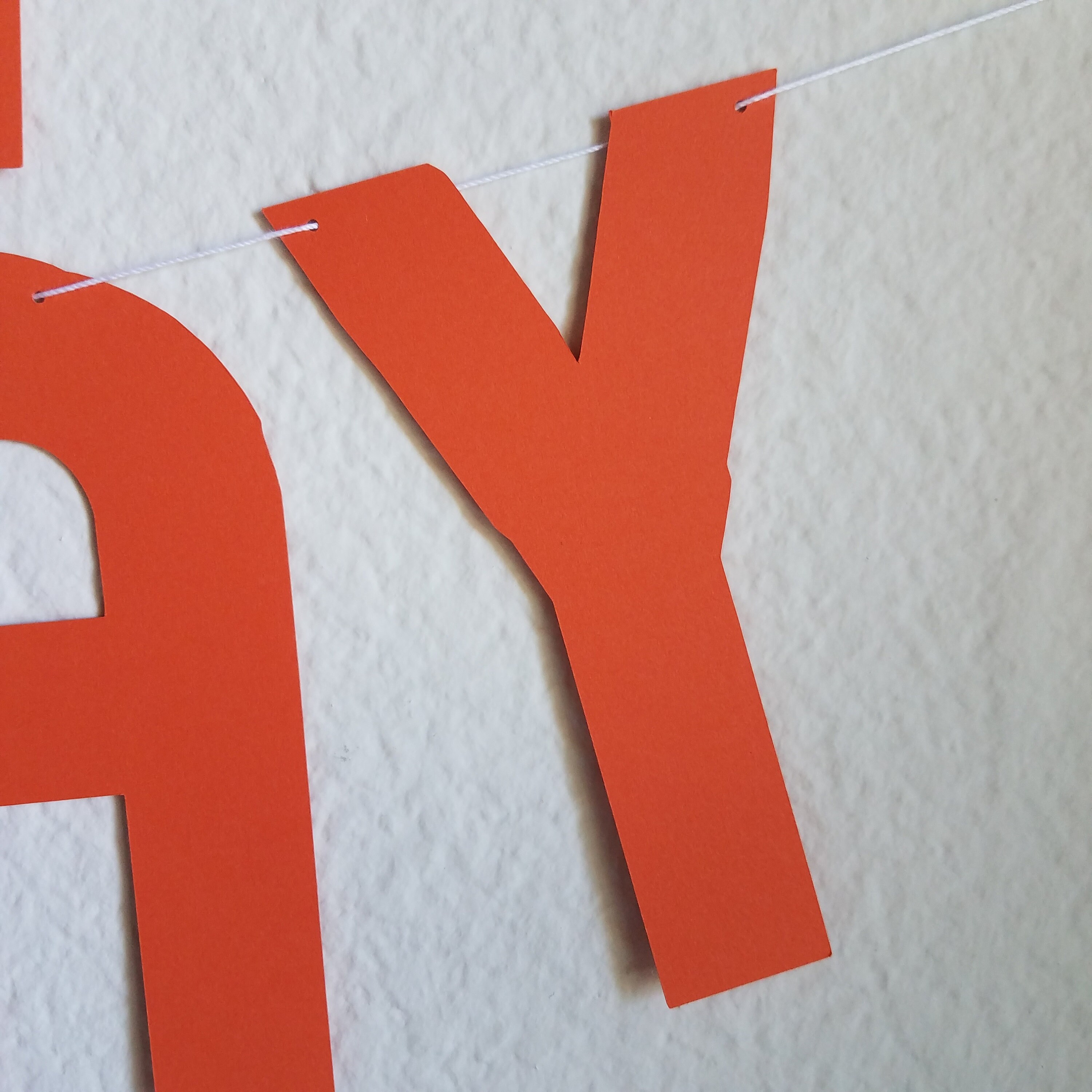 Orange Happy Birthday Banner Orange Birthday Banner Orange - Etsy