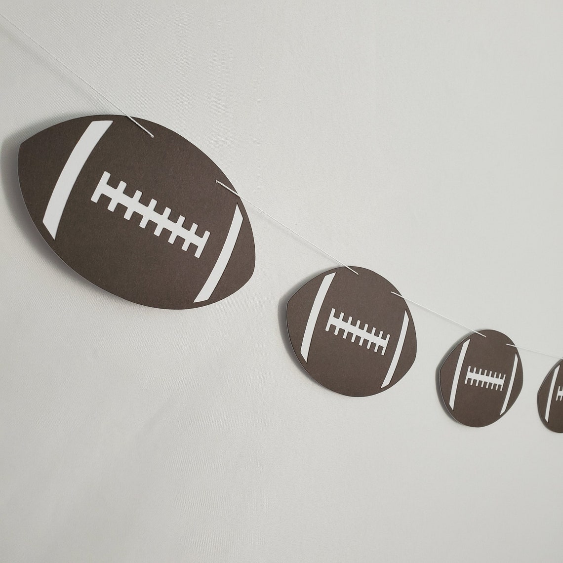 Football Banner Football Garland Football Birthday Football - Etsy