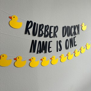 Rubber Ducky Name is One, Rubber Ducky I'm One, Rubber Ducky Banner ...