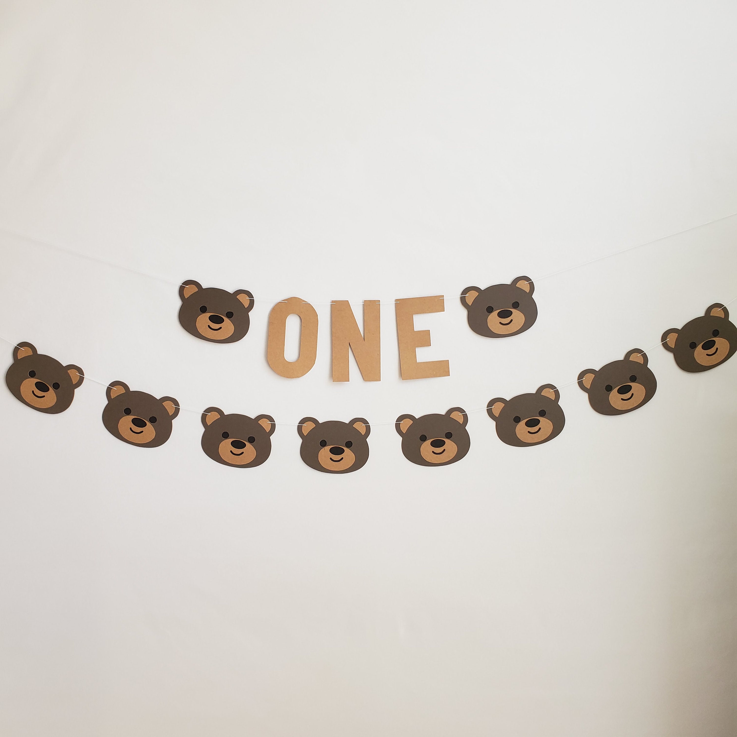 Bear Garland, Bear Banner, Bear Decor, Cute Bear Decorations, Babies ...