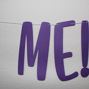 Yay Me Banner Yay Me Custom Banner Yay Me Purple Yay Me - Etsy