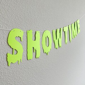 It's Showtime, It's Showtime Banner, Halloween Decorations, Halloween ...