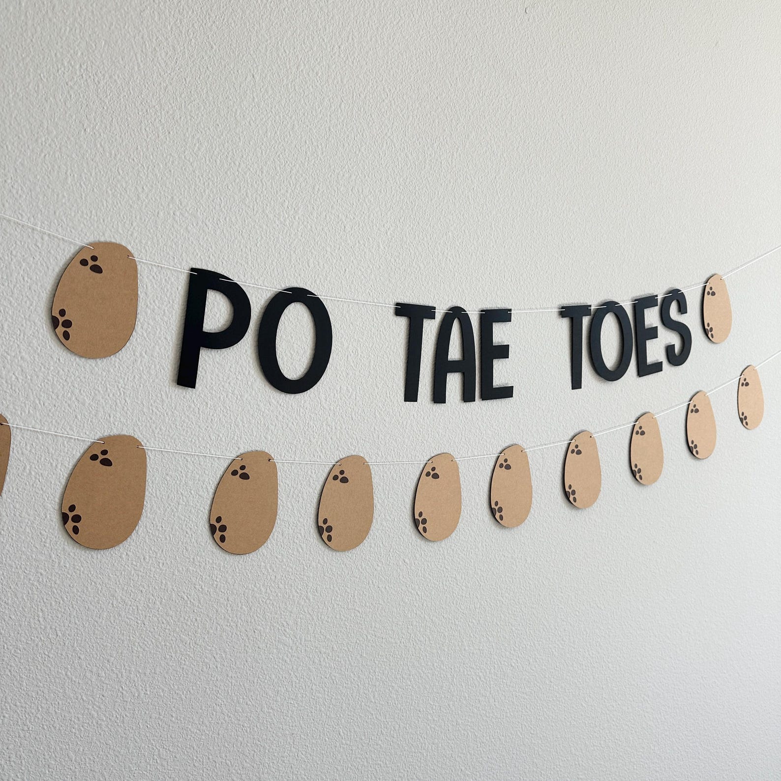 Po Ta Toes, Po Ta Toes Banner, Po Ta Toes Decorations, Potato ...