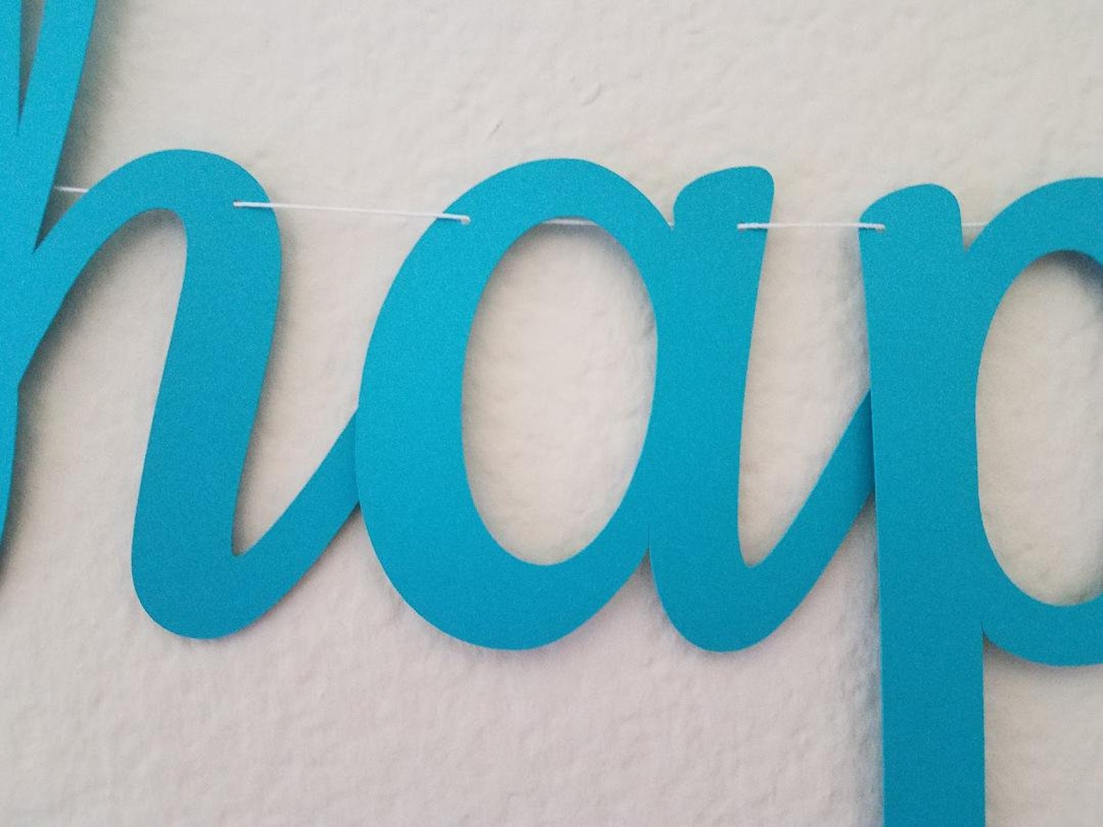 Teal Happy Birthday Banner Teal Birthday Banner Teal Banner - Etsy