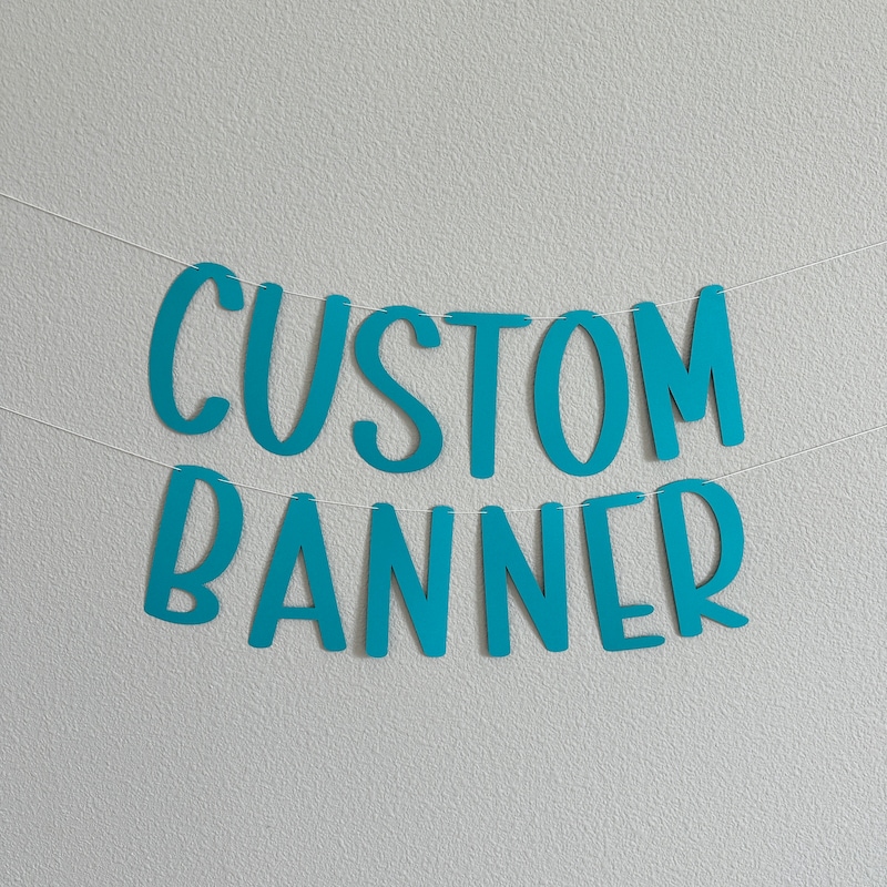 Teal Banner - Etsy