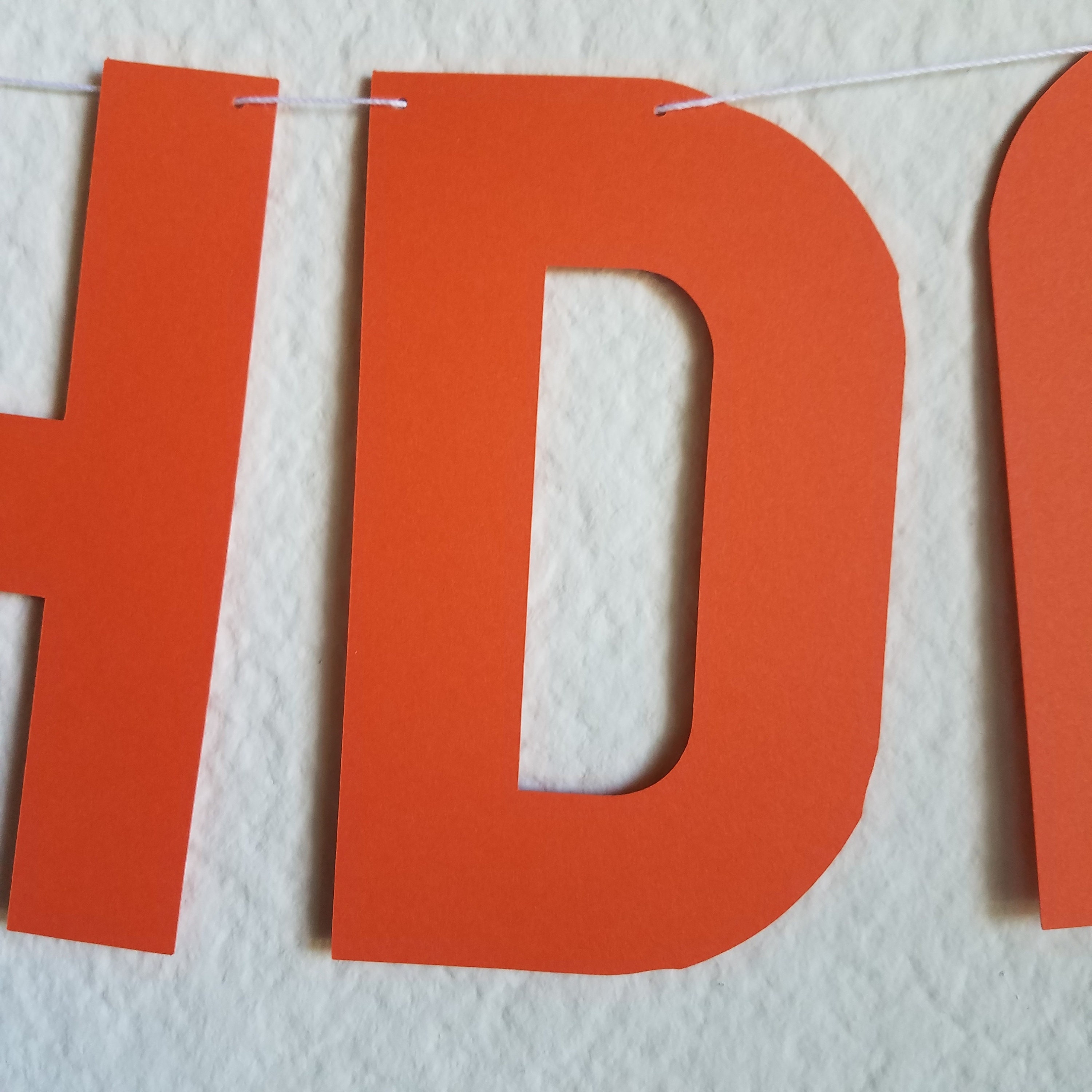 Orange Happy Birthday Banner Orange Birthday Banner Orange - Etsy