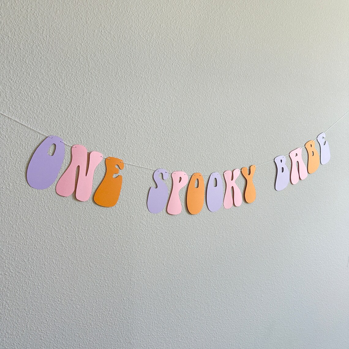 One Spooky Babe, Halloween Themed 1st Birthday Banner, October 1st ...