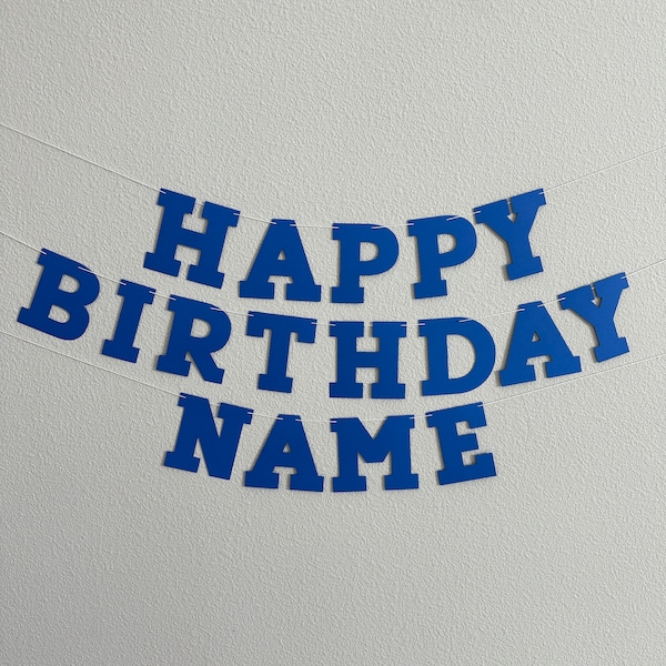 Royal Blue Birthday Decor - Etsy