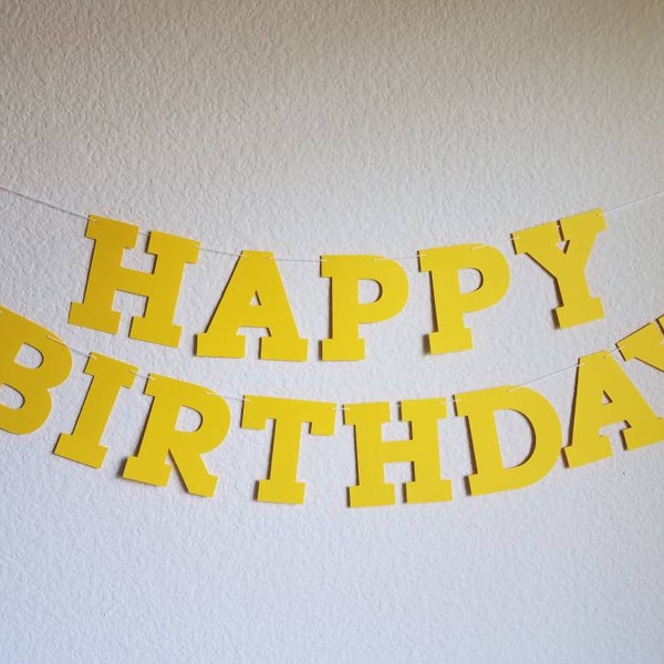 Happy Birthday Decor - Etsy