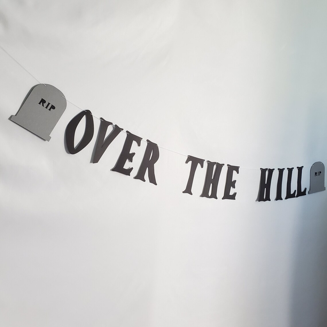 Over the Hill, Over the Hill Banner, 40th Birthday Banner, Over the ...