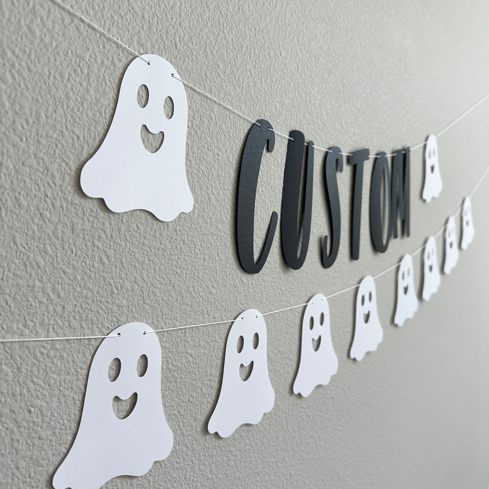 Custom Ghost Banner, Custom Halloween Banner, Ghost Banner, Ghost ...