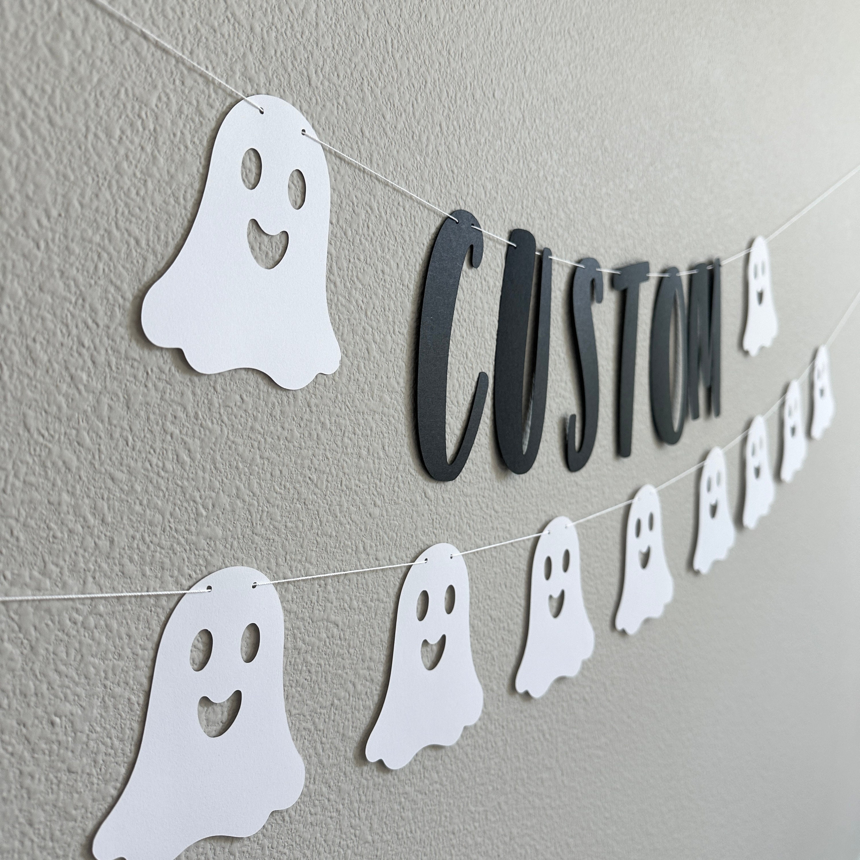 Custom Ghost Banner, Custom Halloween Banner, Ghost Banner, Ghost ...