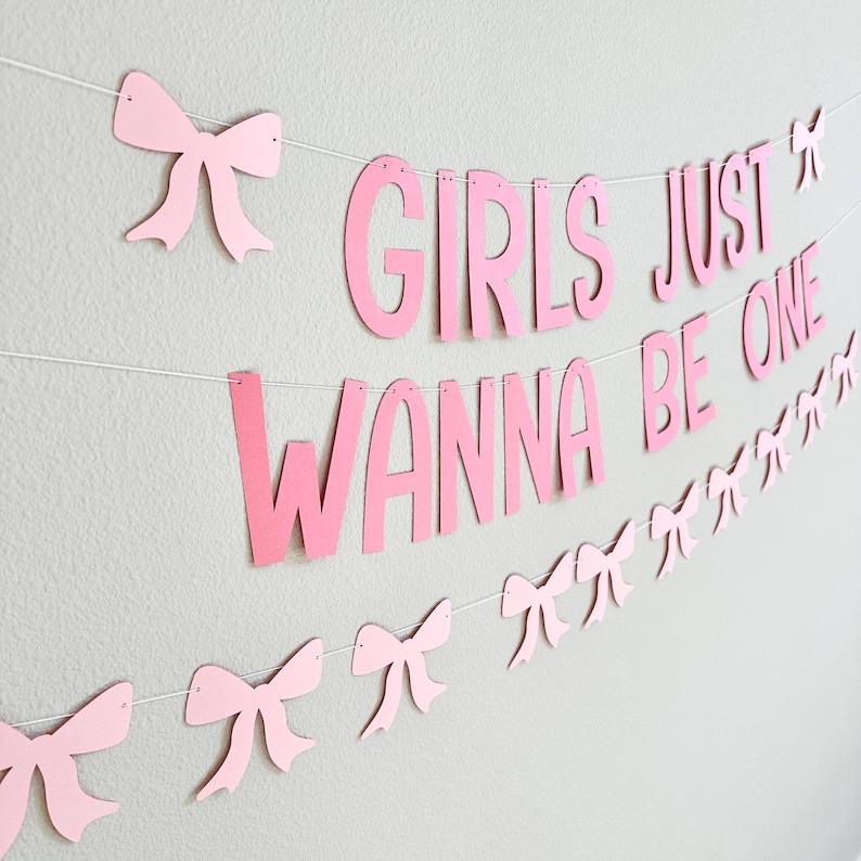 Girls Just Wanna Be One, 1st Birthday Party Theme Ideas, Coquette First ...