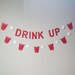 Drink up Banner Drink Up Beer Pong Banner Bar Sign Red Cup - Etsy