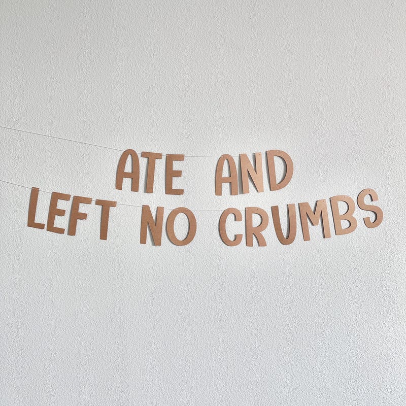 Left No Crumbs Svg - Etsy
