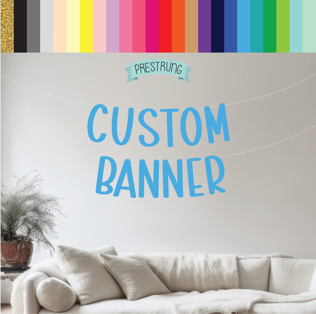 Custom Blue Banner, Blue Banner, Blue Decorations, Blue Party, Blue ...