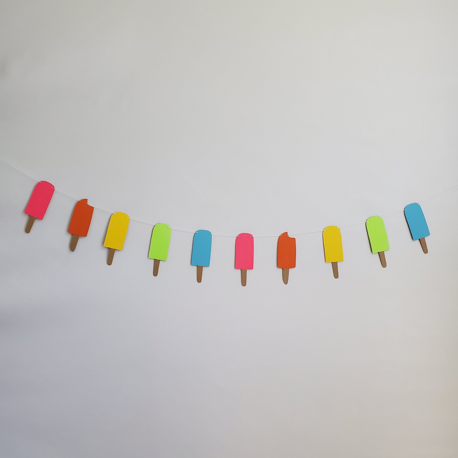Popsicle Banner Popsicle Garland Popsicle Birthday Popsicle - Etsy