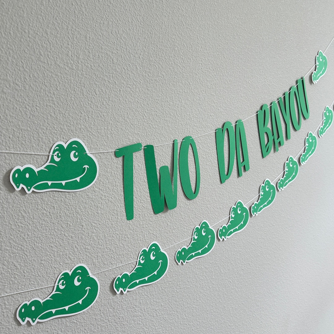 Two Da Bayou, 2nd Birthday Ideas, Alligator Second Birthday, Two Da ...