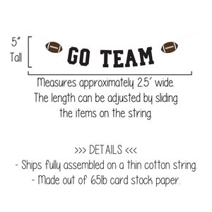 Go Team, Go Team Banner, Go Team Decorations, Custom Go Team Banner, Go ...