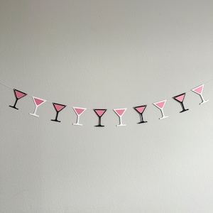 Martini Banner, Martini Garland, Martini Birthday, Martini Party ...