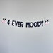 4 Ever Moody, 4th Birthday Banner, Cow Themed 4th Birthday, 4th ...