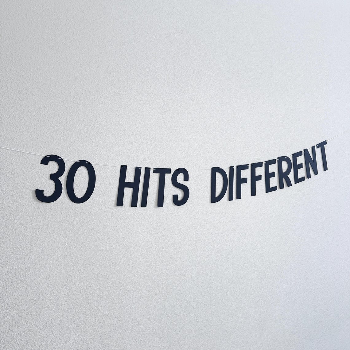 30 Hits Different, 30th Birthday Banner, 30th Birthday Party Theme ...