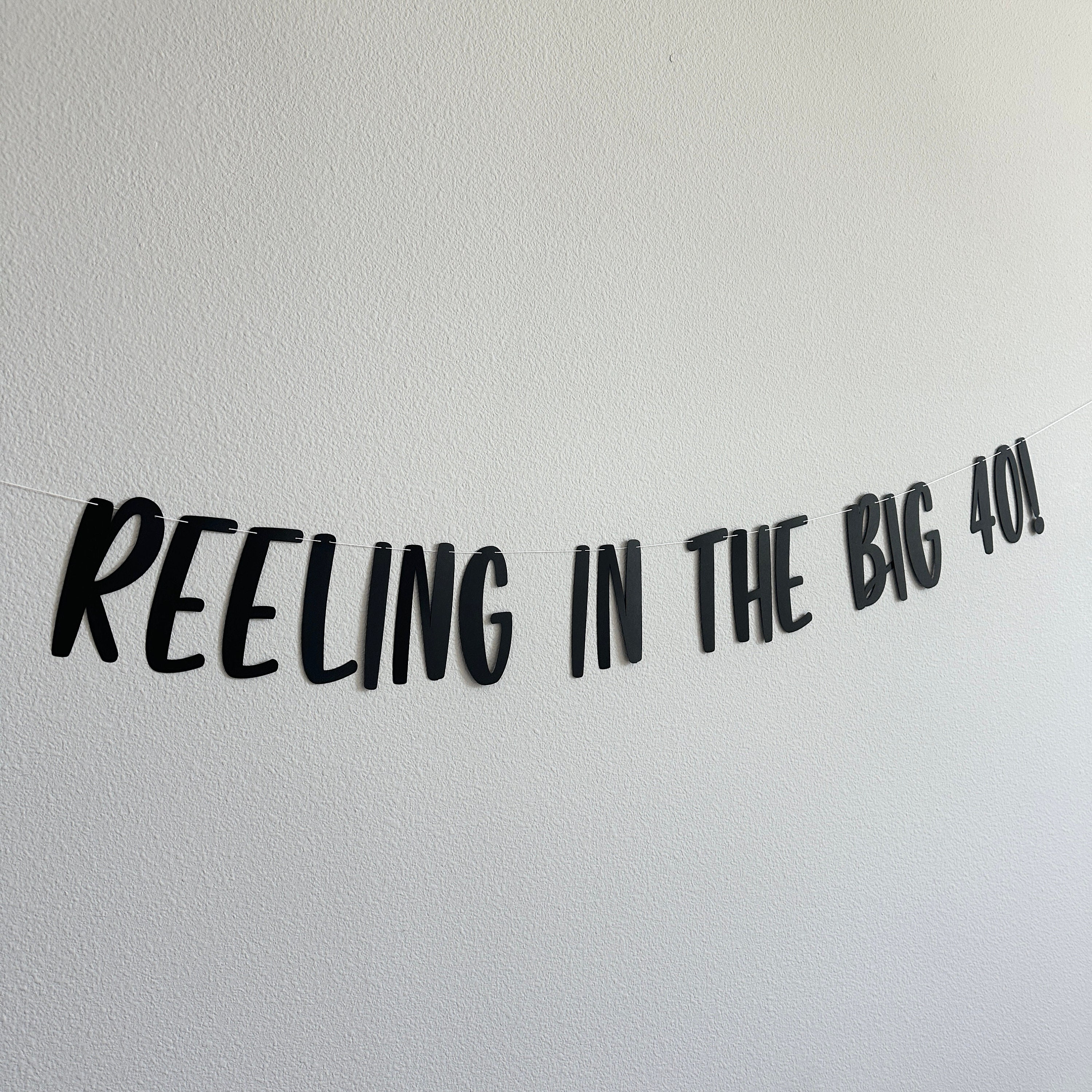Reeling in the Big 40, 40th Birthday Banner, 40th Birthday Party ...