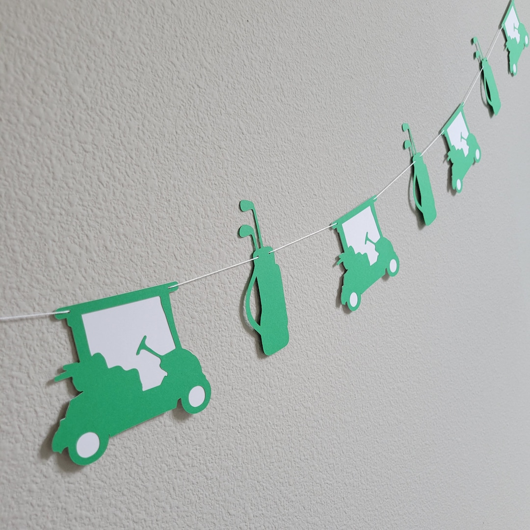 Let's Partee, Let's Par Tee Banner, Golf Decorations, Golf Birthday ...