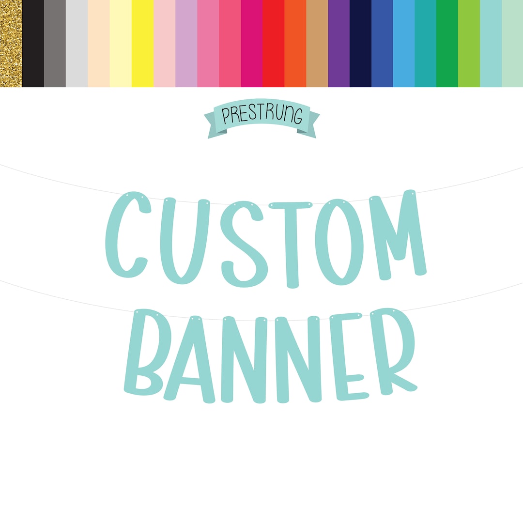 Custom Aqua Banner, Aqua Banner, Aqua Decorations, Aqua Party, Aqua Birthday Banner, Custom ...