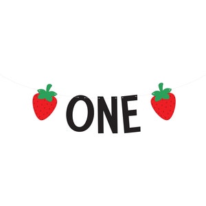 It's Berry Fun to Be One, Berry 1st Birthday, Strawberry Birthday ...