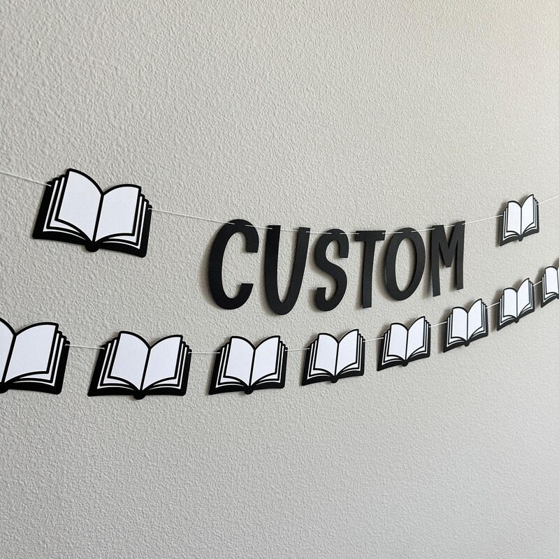 Book Banner - Etsy