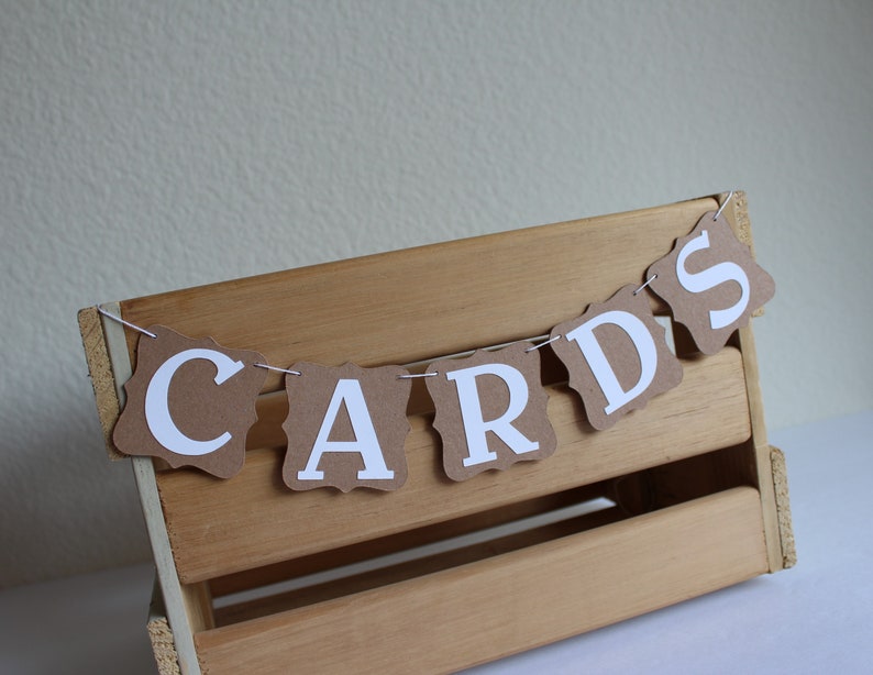 Cards Banner Mini Cards Banner Small Cards Sign Wedding - Etsy