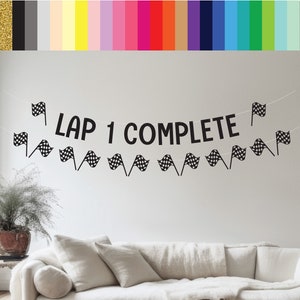 Lap 1 Complete Racing 1st Birthday First Birthday Party - Etsy