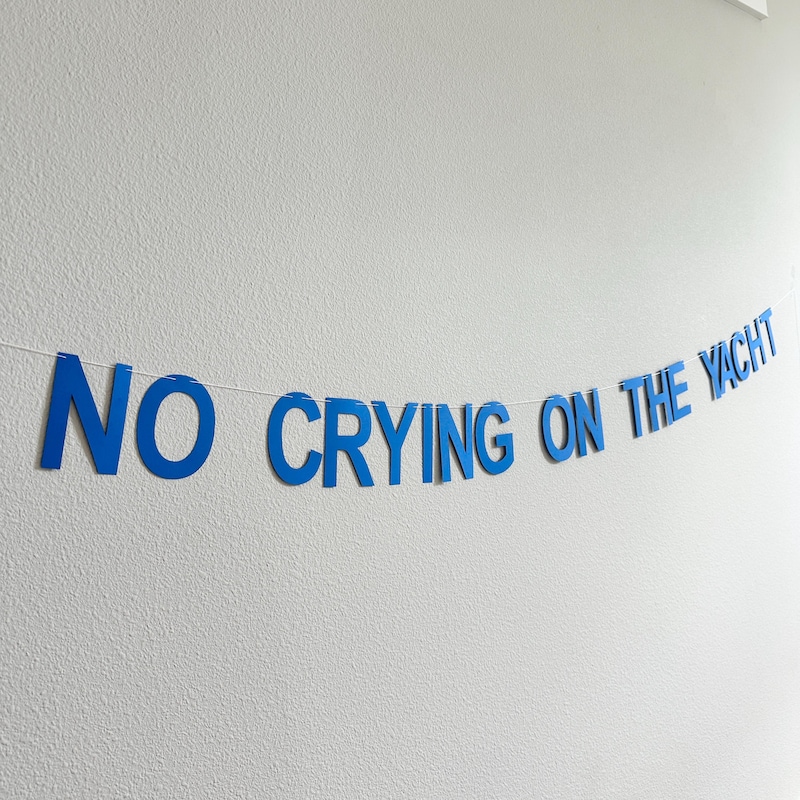 No Crying on Yacht - Etsy