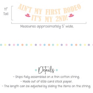 Ain't My First Rodeo It's My 2nd, 2nd Birthday Ideas, 2nd Birthday ...