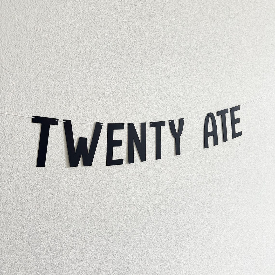 Twenty Ate, 28th Birthday Banner, 28th Birthday Party Theme Ideas ...