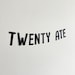 Twenty Ate, 28th Birthday Banner, 28th Birthday Party Theme Ideas ...