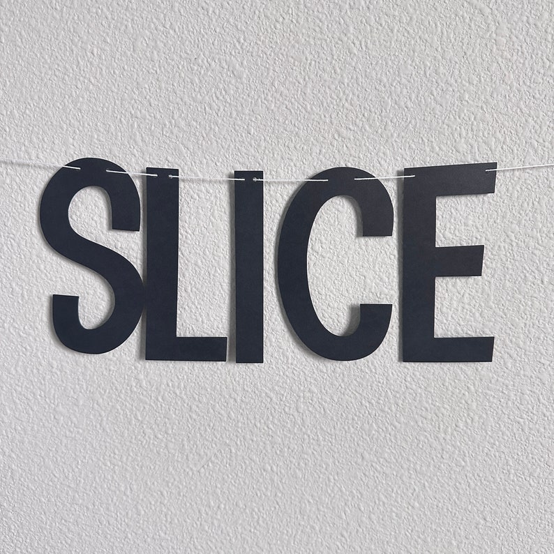 Slice Slice Baby Slice Slice Baby Banner Pizza Themed Baby - Etsy