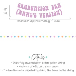 Graduation Era Name's Version, Graduation Banner, High School ...