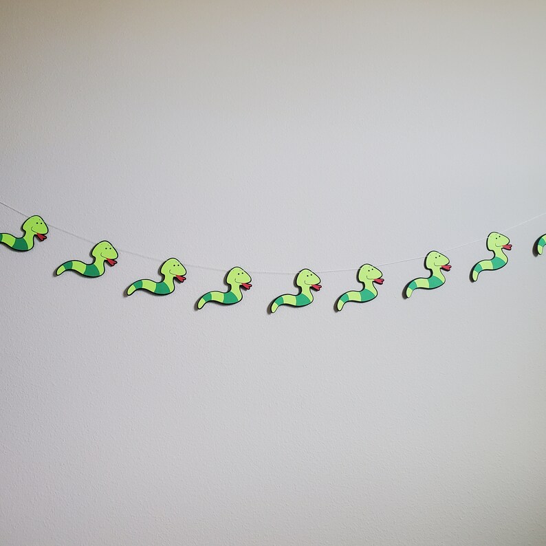 Snake Birthday Snake Banner Snake Party Snake Birthday - Etsy