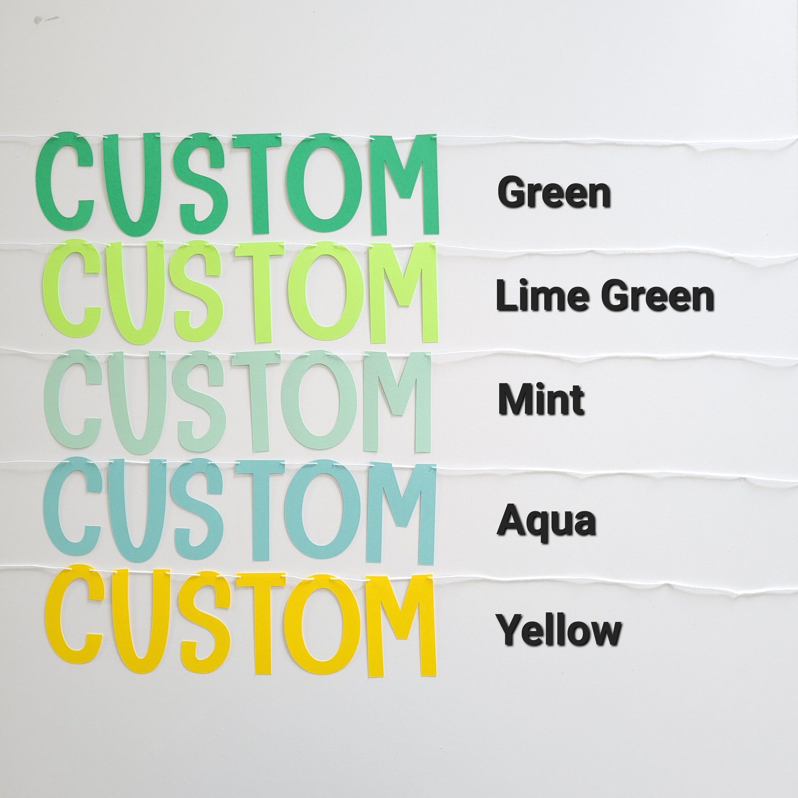Custom Banner Custom Kraft Banner Customizable Banner - Etsy