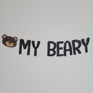 My Beary 1st Birthday Bear Themed Birthday First Birthday - Etsy