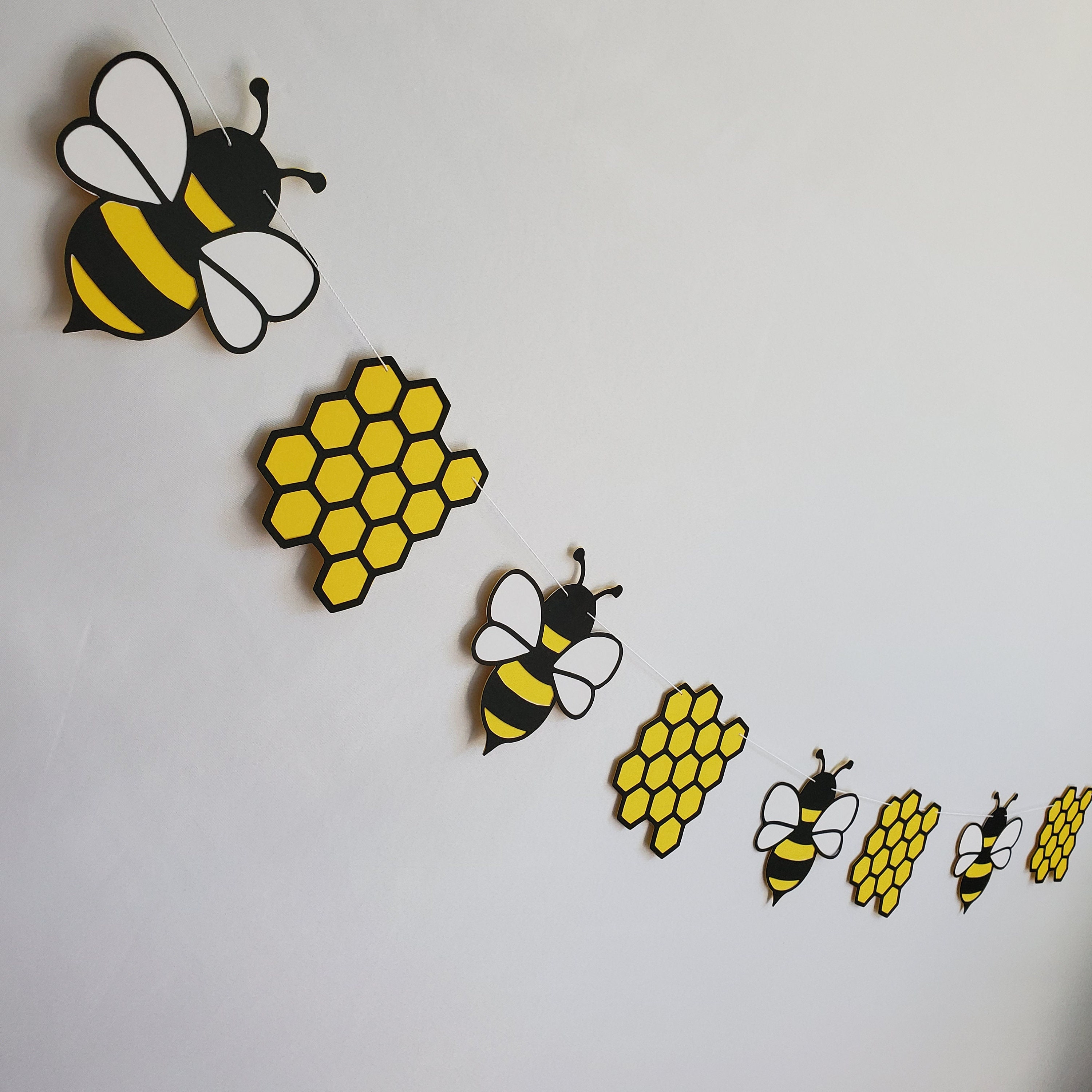 Bee Banner Bee Garland Bee Birthday Bee Decoration Summer | Etsy