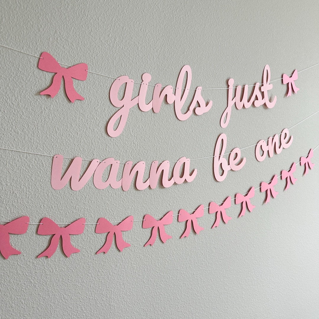 Girls Just Wanna Be One, 1st Birthday Party Theme Ideas, Coquette First ...