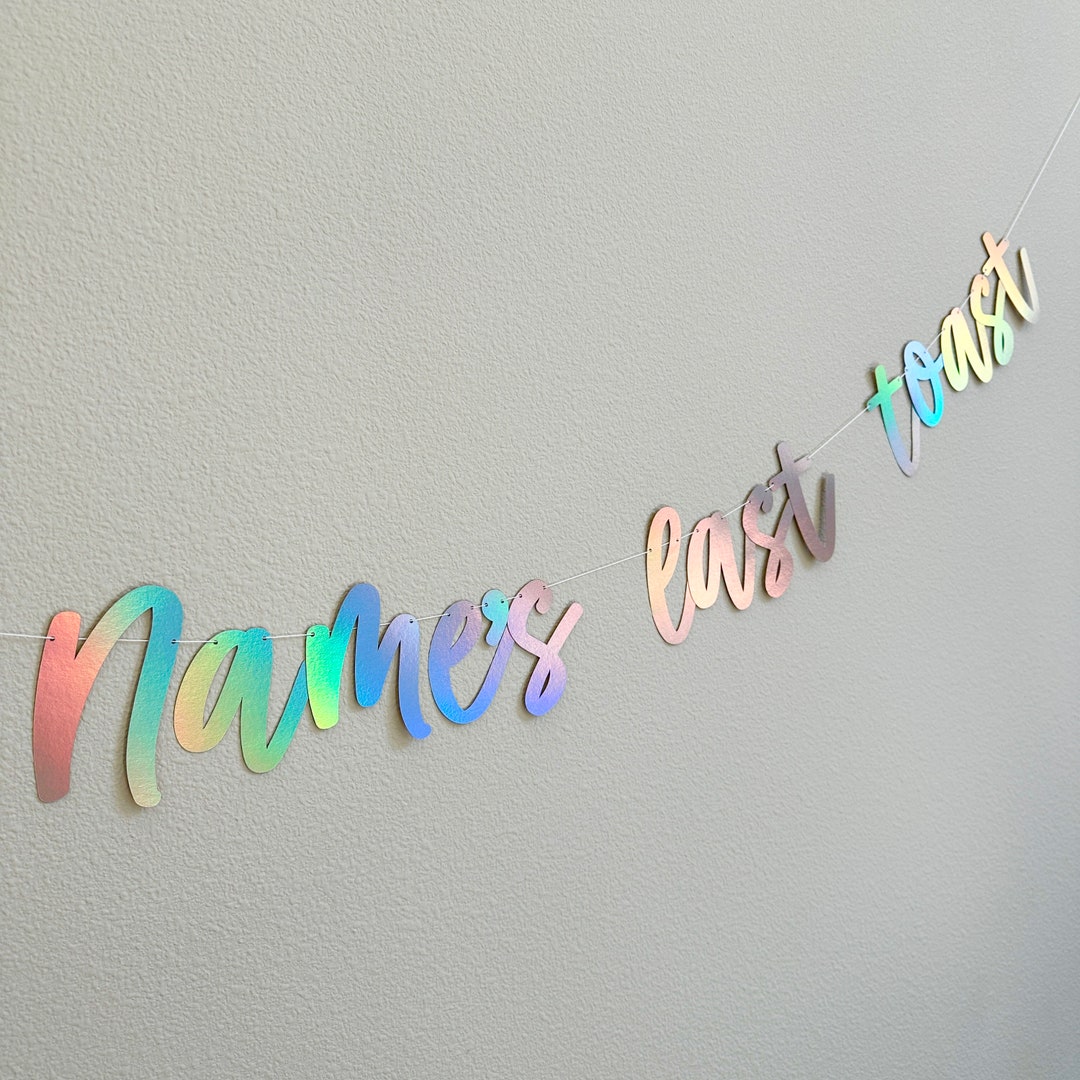 Name's Last Splash, Bachelorette Banner, Bachelorette Decorations ...