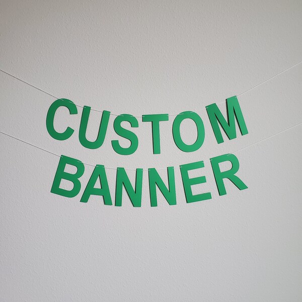 Green Banner - Etsy