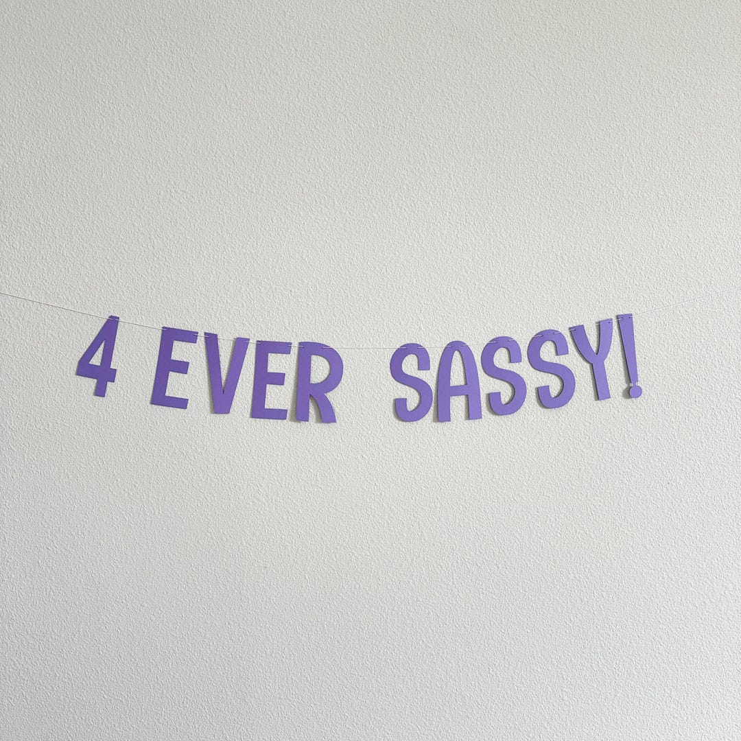 4 Ever Sassy!, 4th Birthday Party Theme Ideas, 4th Birthday Party ...