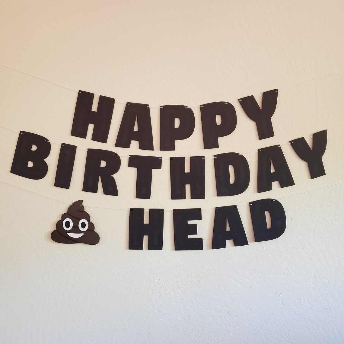 Happy Birthday Poop Head Happy Birthday Shit Head Poop Emoji | Etsy