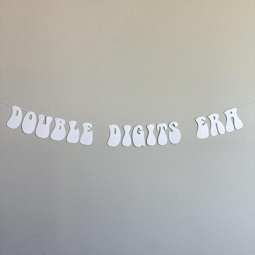 Double Digits Era, 10th Birthday Decorations, 10th Birthday Party Ideas ...